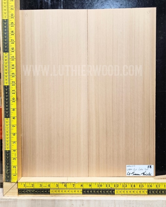Western Red Cedar Acoustic Soundboard 018 - Luthierwood & Artisan Supplies