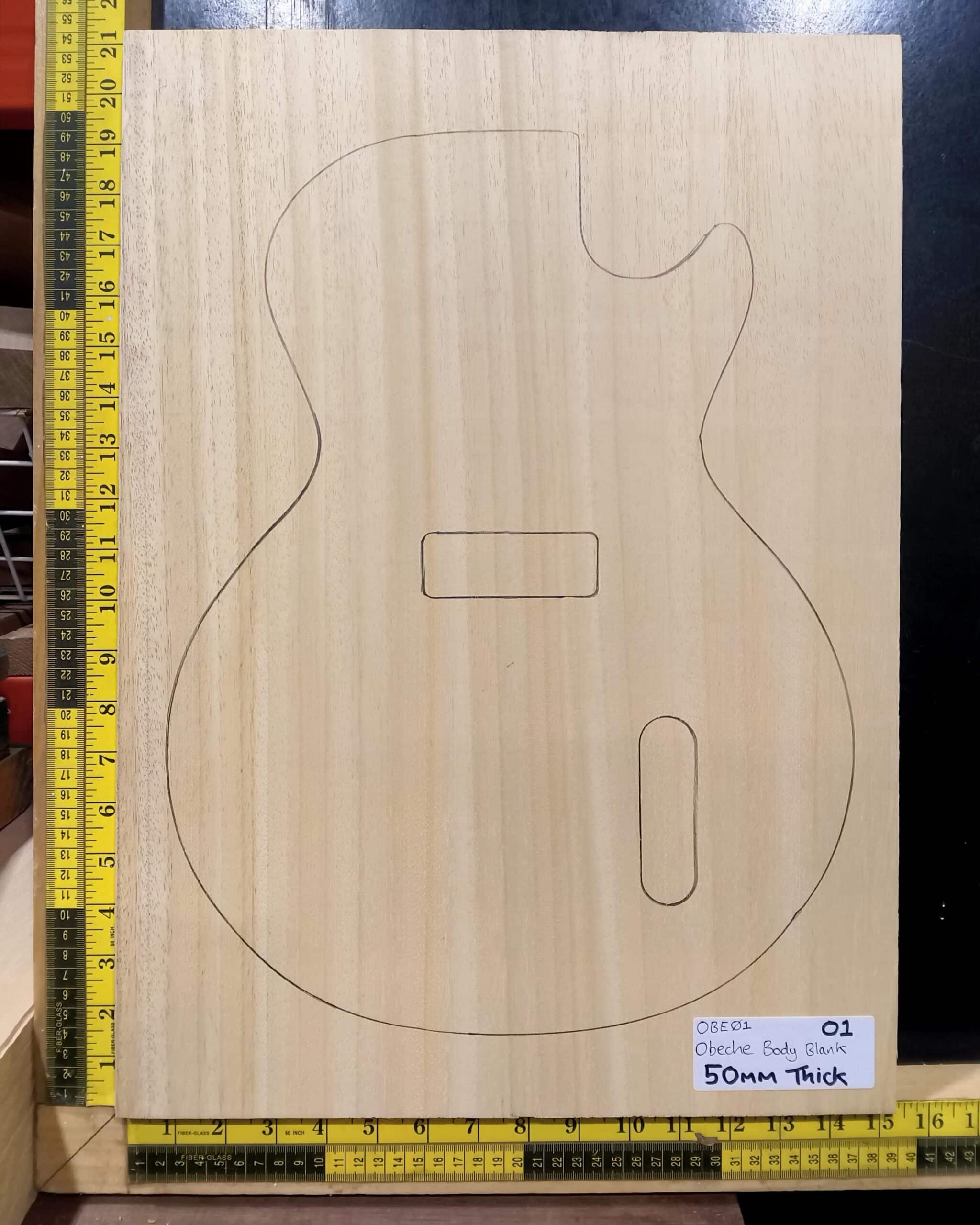 Obeche One-Piece Body Blank 01 | Luthierwood & Artisan Supplies
