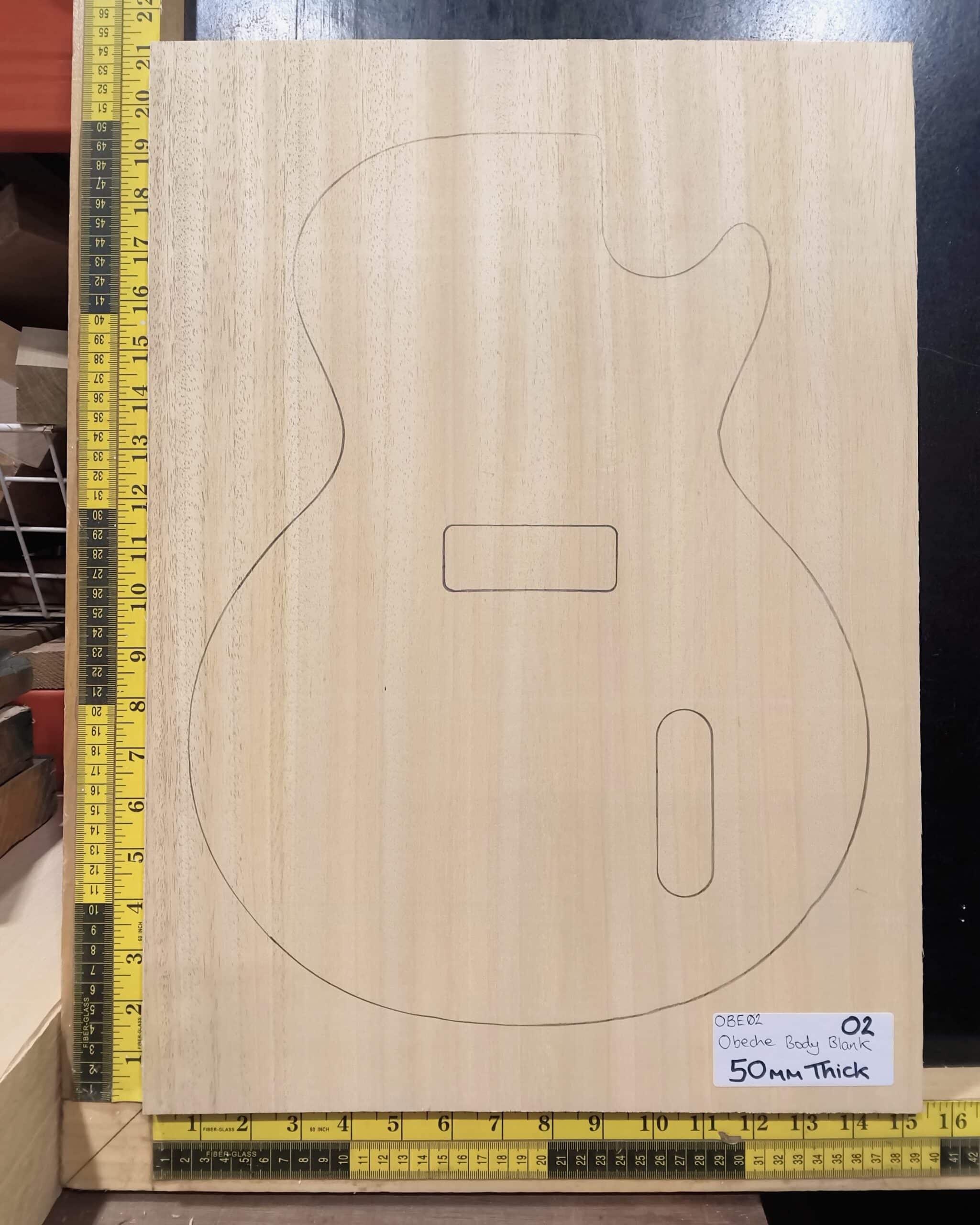 Obeche One-Piece Guitar Body Blank 02 | Luthierwood & Artisan Supplies