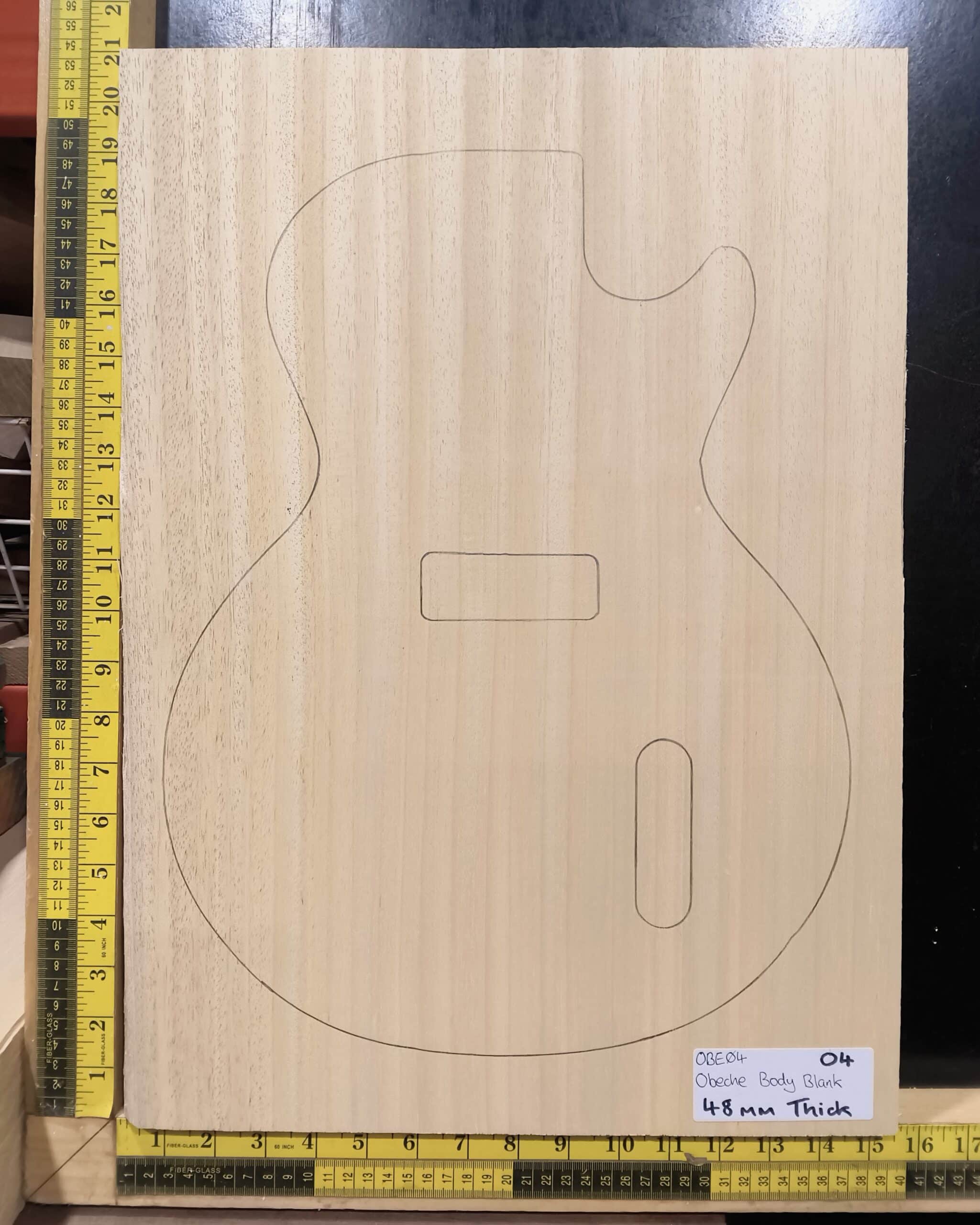 Obeche One-Piece Body Blank 04 | Luthierwood & Artisan Supplies