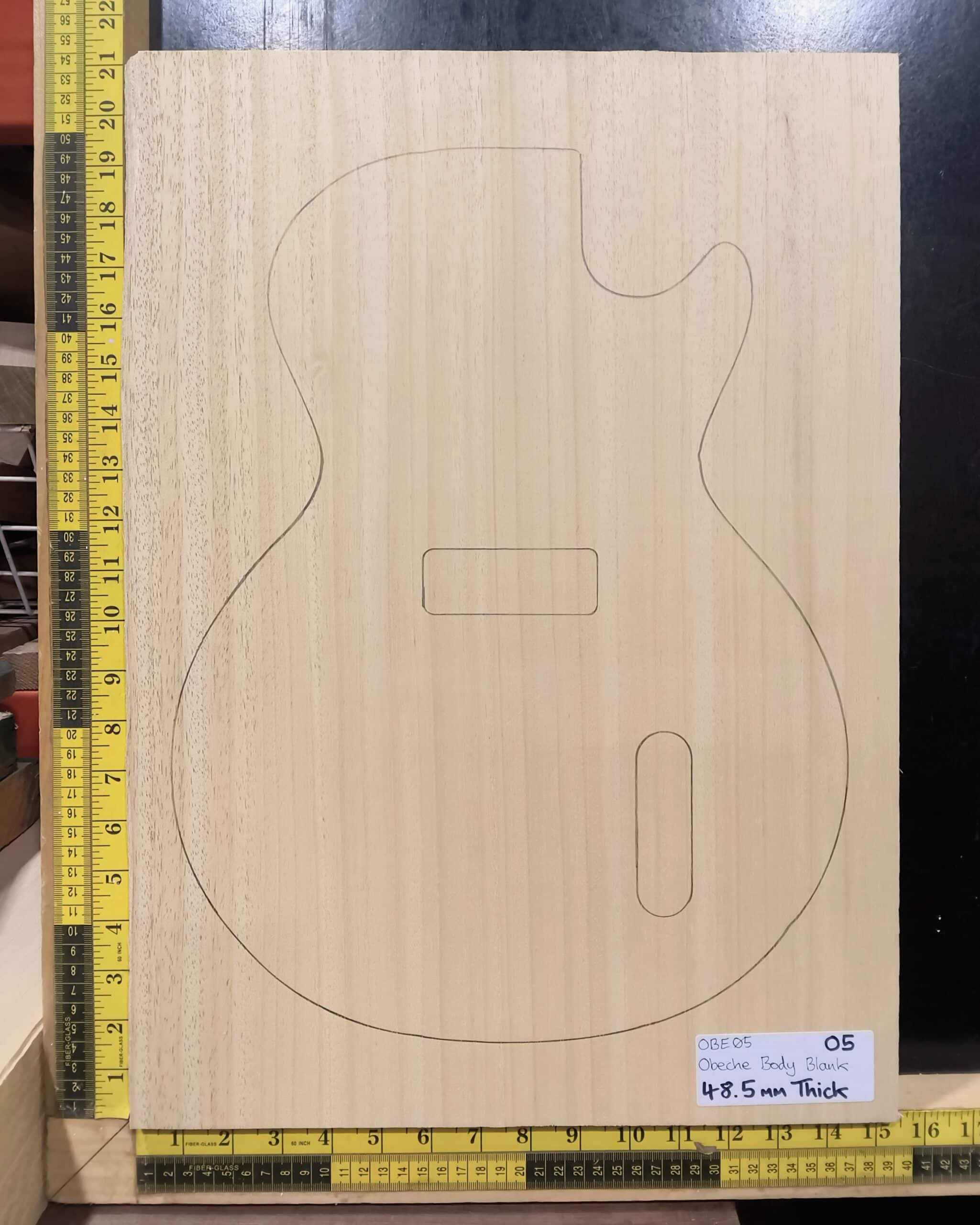Obeche One-Piece Guitar Body Blank 05 | Luthierwood & Artisan Supplies