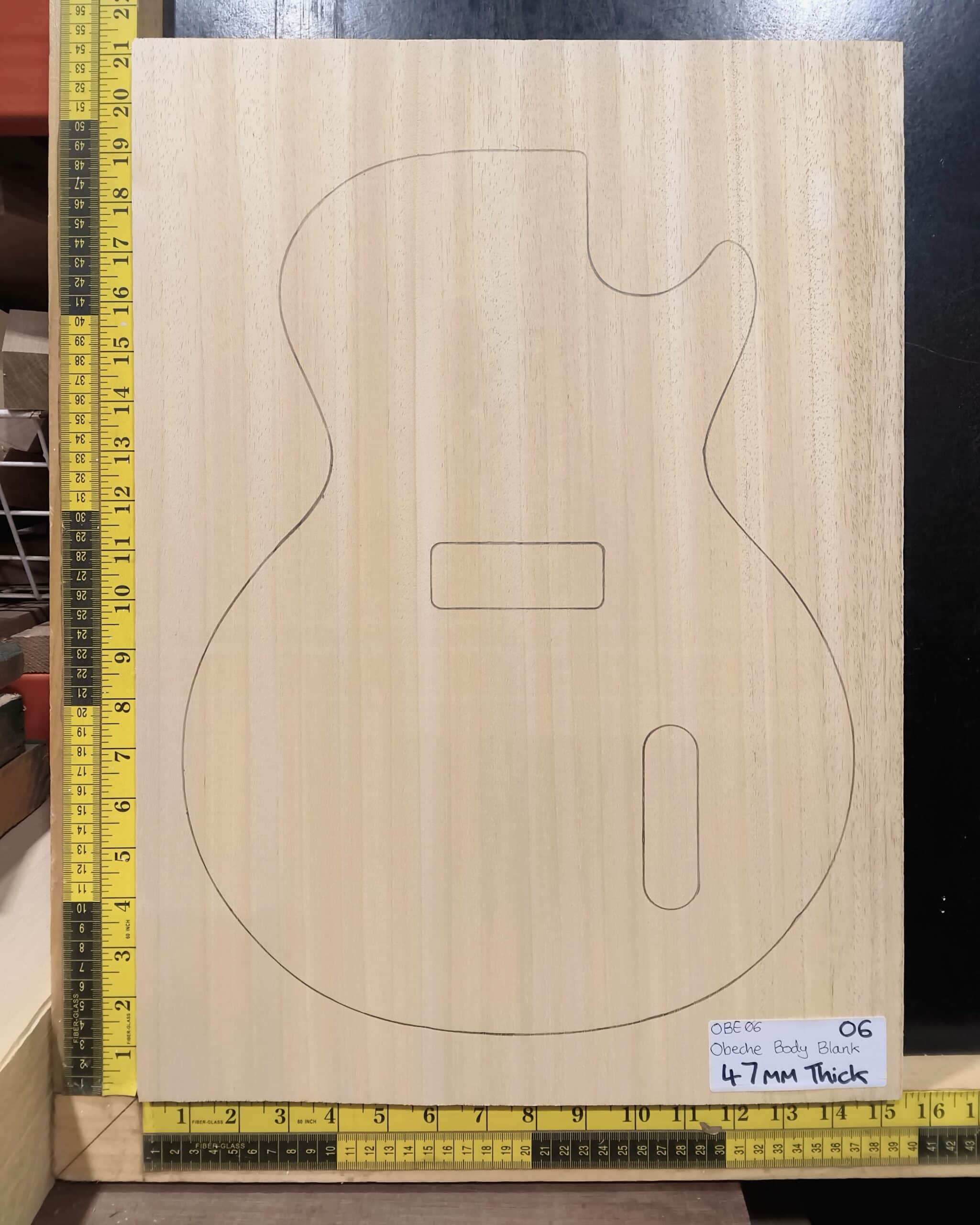 Obeche One-Piece Body Blank 06 | Luthierwood & Artisan Supplies
