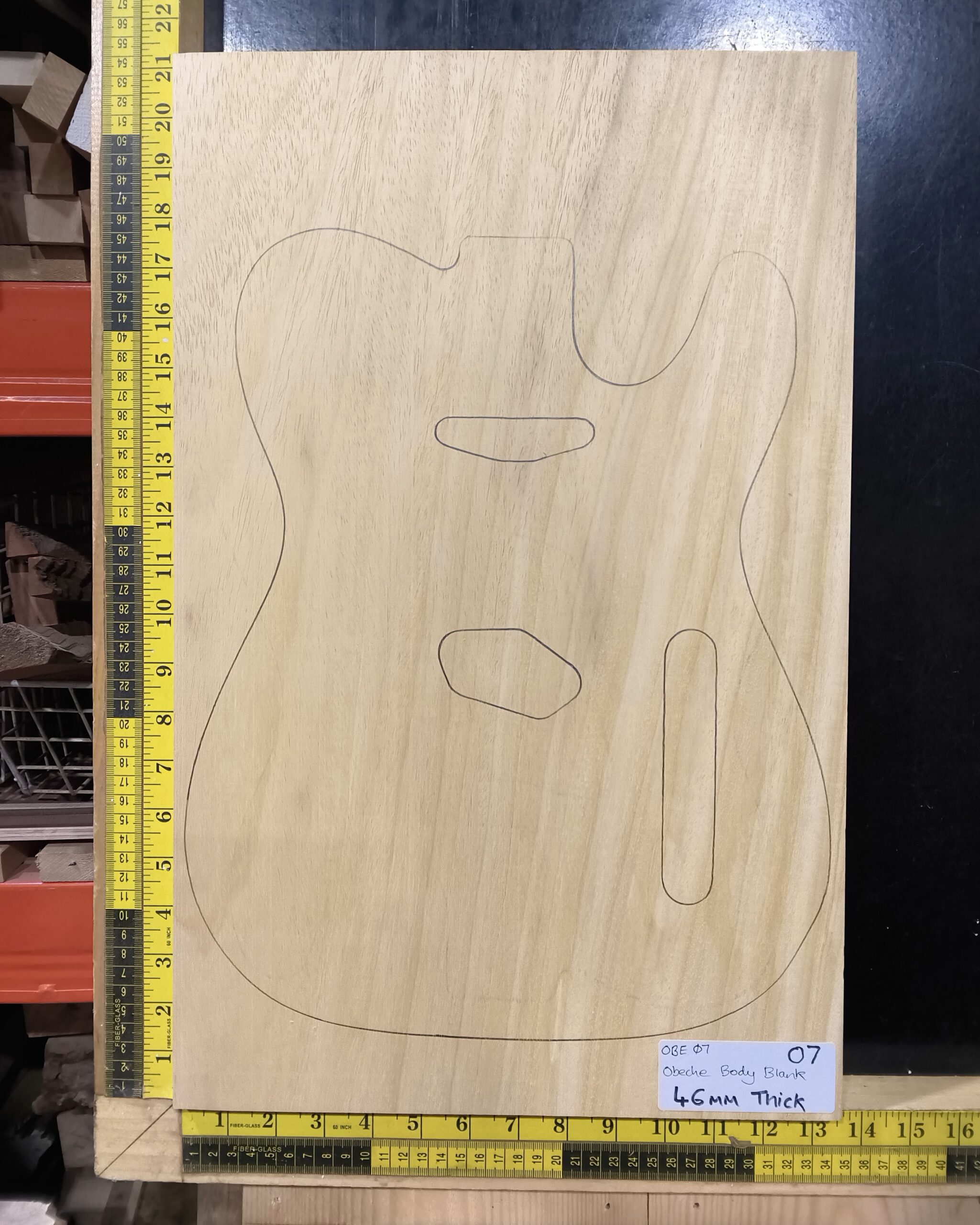 Obeche One-Piece Body Blank 07 | Luthierwood & Artisan Supplies