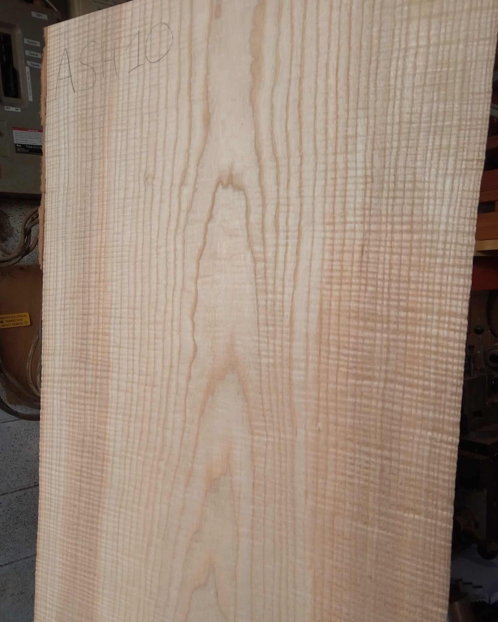 English Ripple Ash Slab 10 | Luthierwood & Artisan Supplies