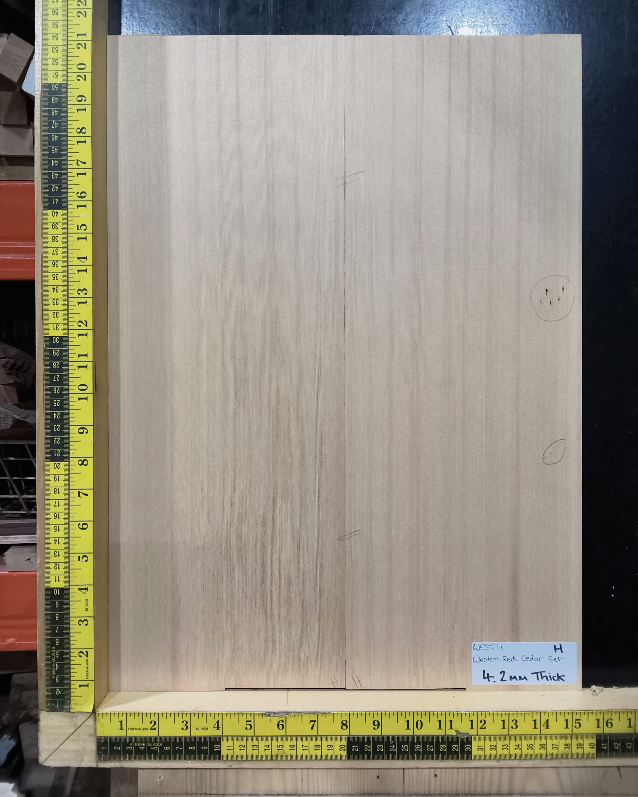 Western Red Cedar Old Growth Acoustic Soundboard H | Luthierwood ...