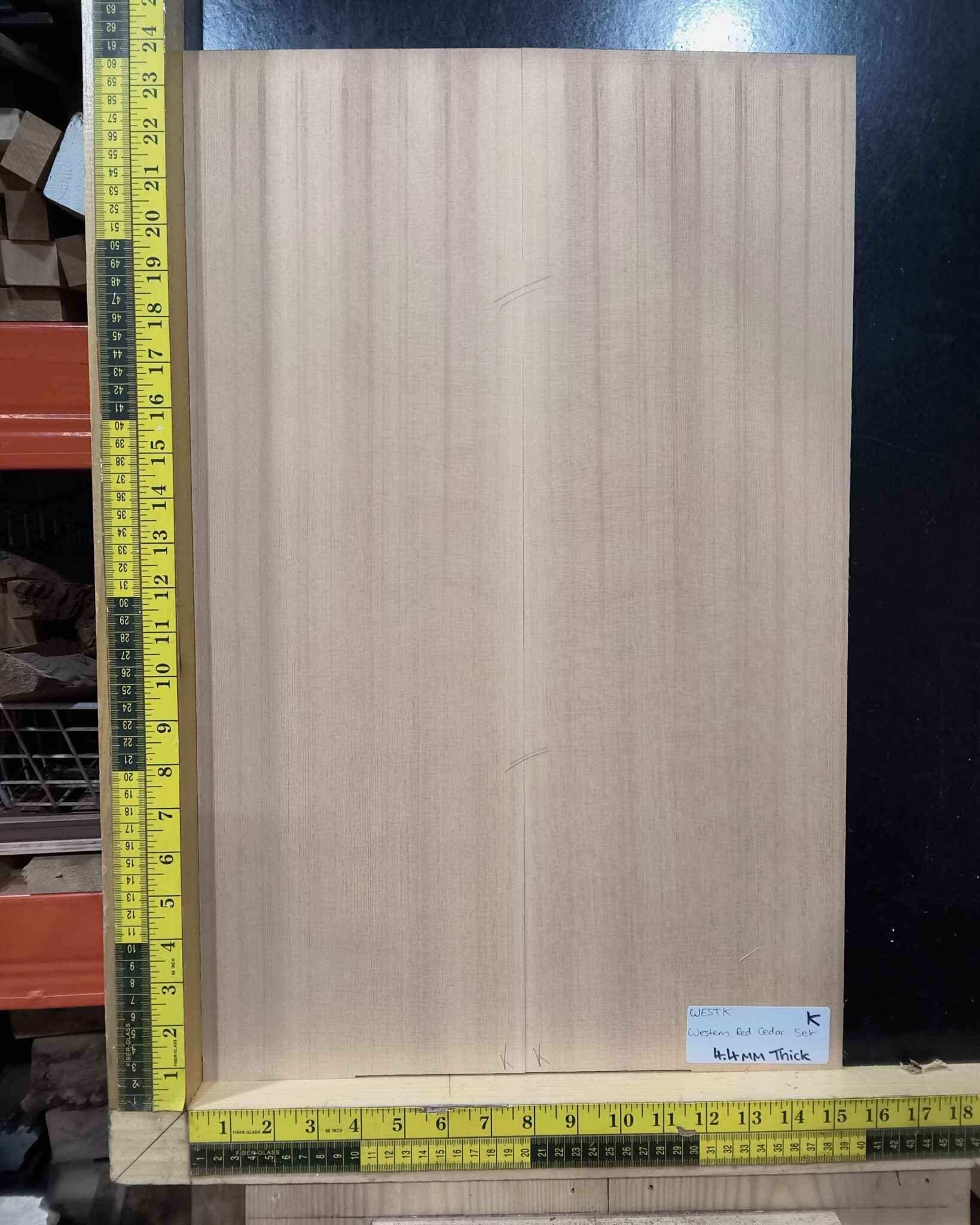 Western Red Cedar Old Growth Acoustic Guitar Soundboard K | Luthierwood ...