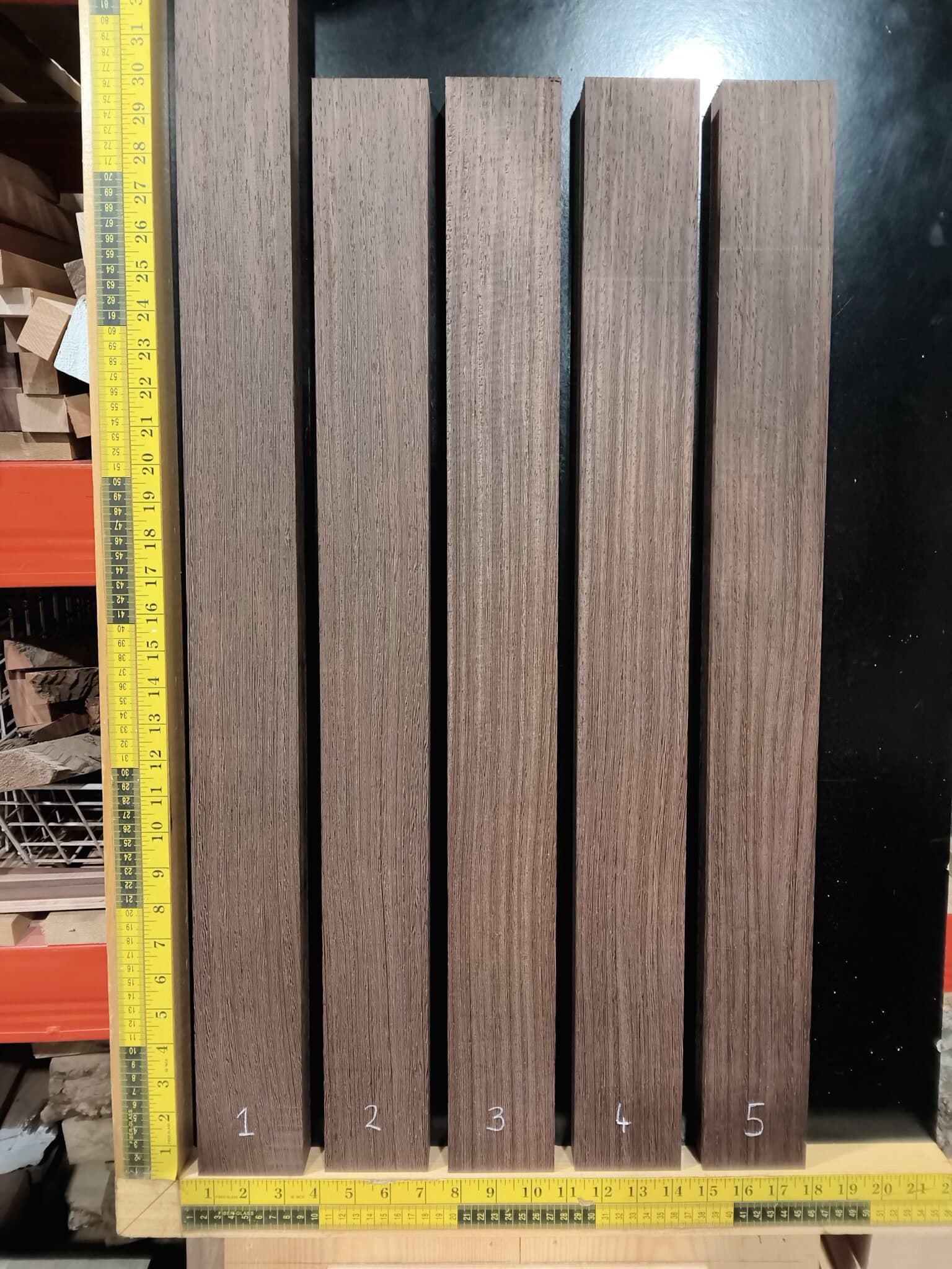 Wenge Quarter Sawn Neck Blank 30" Long - Board 3 | Luthierwood ...